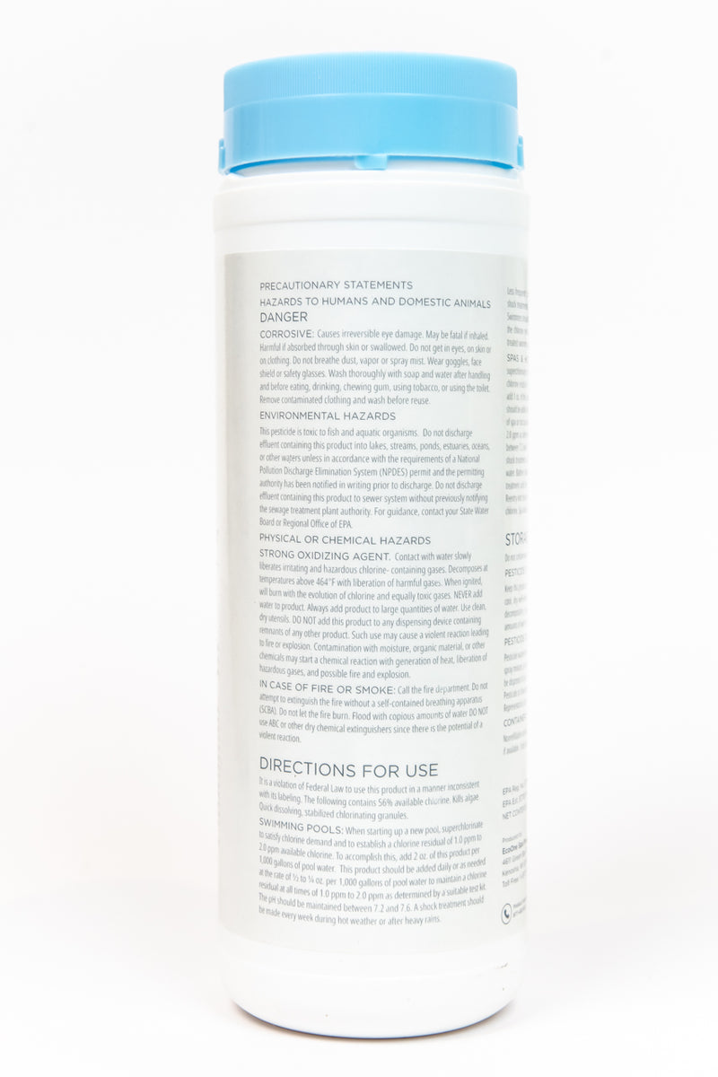 One Shock Granular | Natural Hot Tub Chemicals for Sensitive Skin – EcoOne